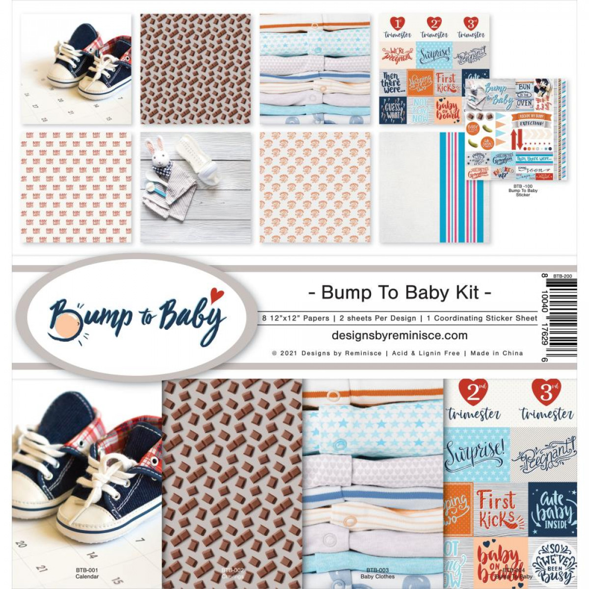 Bump To Baby 12x12 Collection Kit - Bastel-Welt Schobes